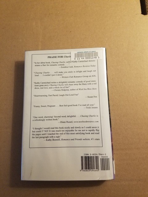 Chasing Charlie by Kathy Carmichael (2001, Hardcover) for sale online ...