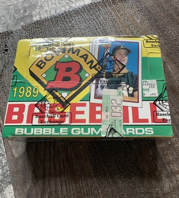 1989 Bowman Box BBCE Authenticated With 10 Griffey Jr Rookie Packs!! | eBay