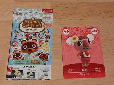 AMIIBO ANIMAL CROSSING FAITH N 448 | eBay