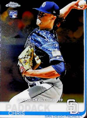 2019 Topps Chrome Update Edition #55 Chris Paddack San Diego Padres | eBay