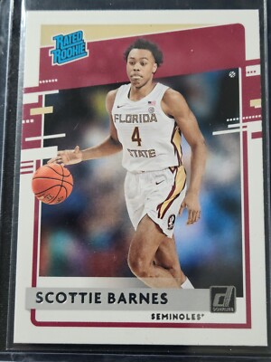 SCOTTIE BARNES 2021 Panini Chronicles Donruss Draft Picks Rated Rookie ...
