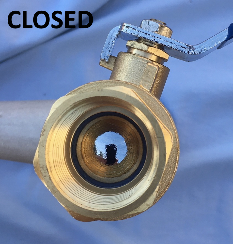 Sand Blast Cabinet Metering Valve with brass Media Drain Harbor Freight ...