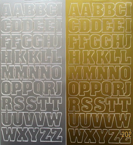 20mm 2cm Uppercase Alphabet PEEL OFF STICKERS Capital Letters Alphabets ...