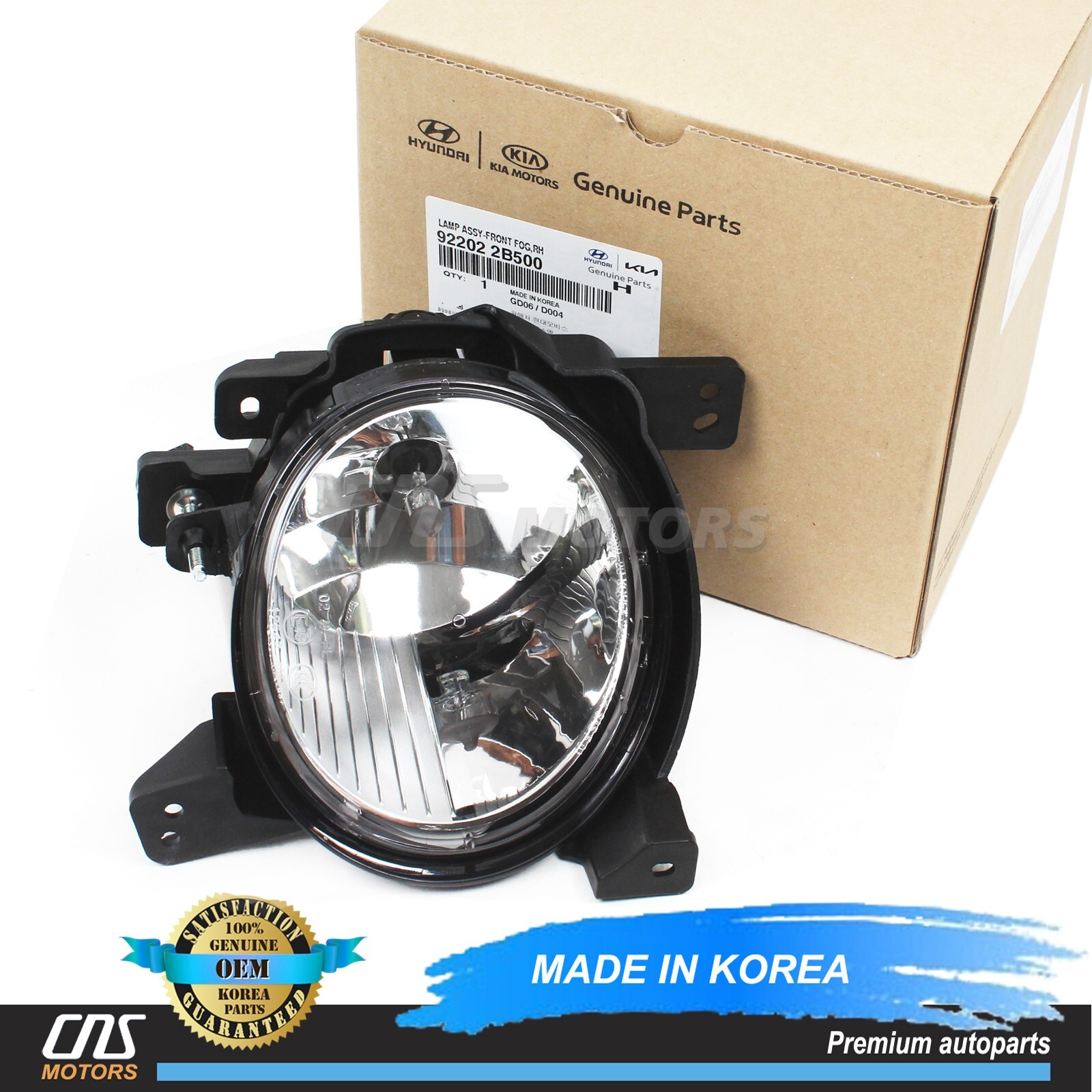 GENUINE Fog Light Lamp PASSENGER for 10-12 Hyundai Santa Fe OEM ...