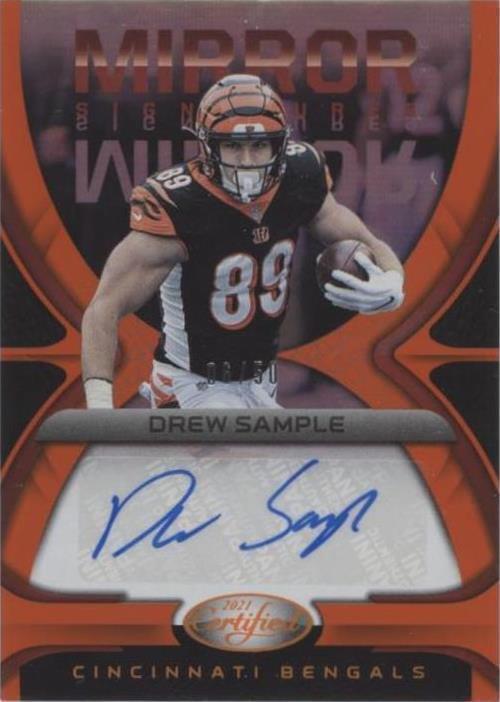 2021 Panini Certified - Mirror Signatures Drew Sample #MS-DS Orange /50 ...