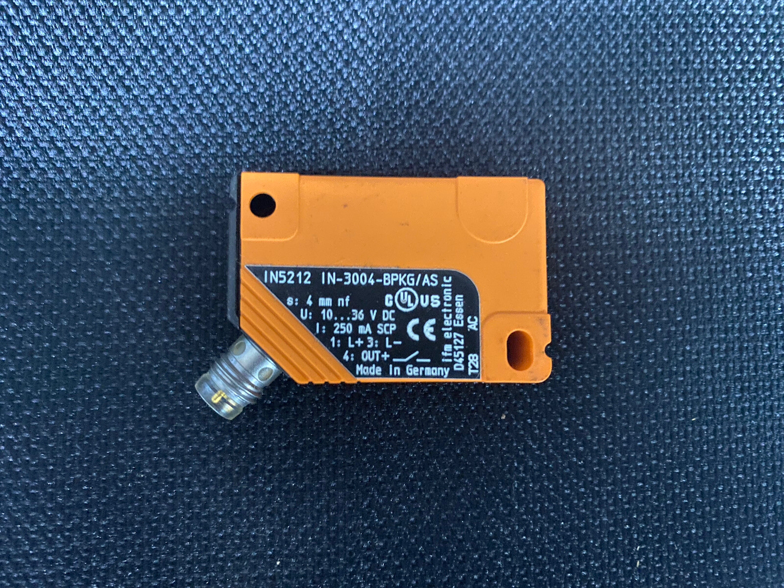 Efector IN5212 Inductive Proximity Switch 4 Mm Quick Disconnect for ...