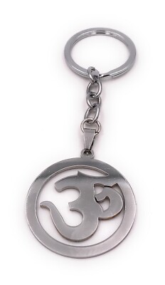 Schlüsselanhänger Om Hindu Buddhismus Yoga Goa silber Anhänger Keychain ...