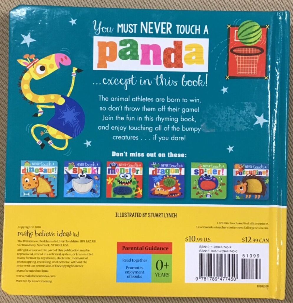 Never Touch a Panda! by Rosie Greening (2020, Children's Board Books ...