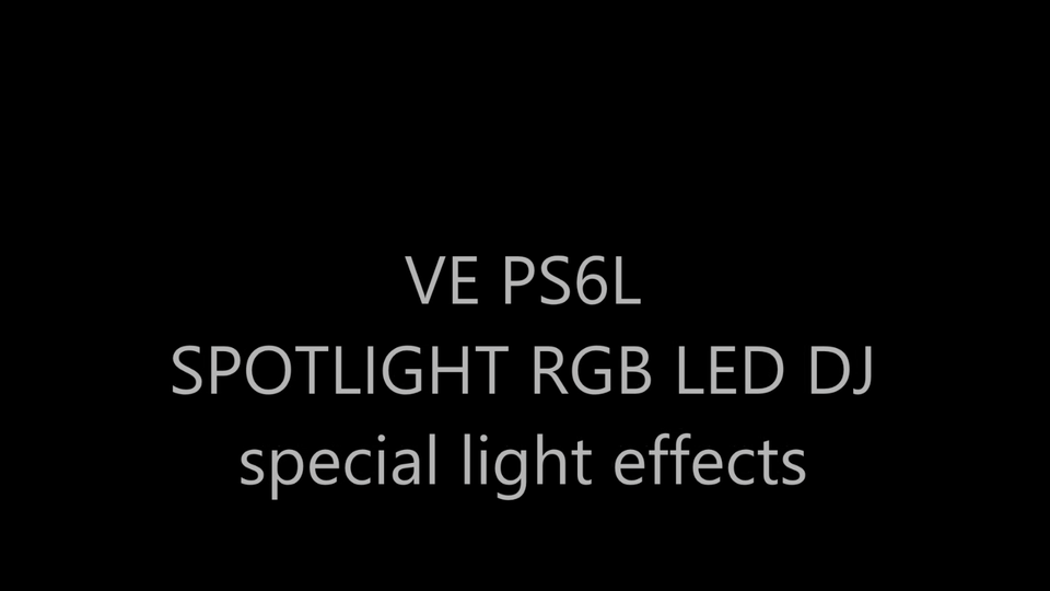 LED Spot Light PS6L party FX remote 4 color special effect stage RGB | eBay
