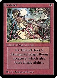 Magic MTG - Earthbind - Alpha - PLAYED - EN | eBay