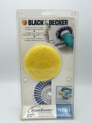 Black & Decker SBB1 Scumbuster Grout 'N Groove & Soap Pads Replacement ...