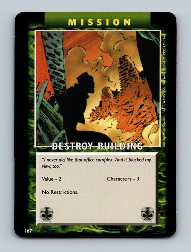 Spawn Power Cardz - Destroy Building 167 - Wildstorm Productions 1995 ...