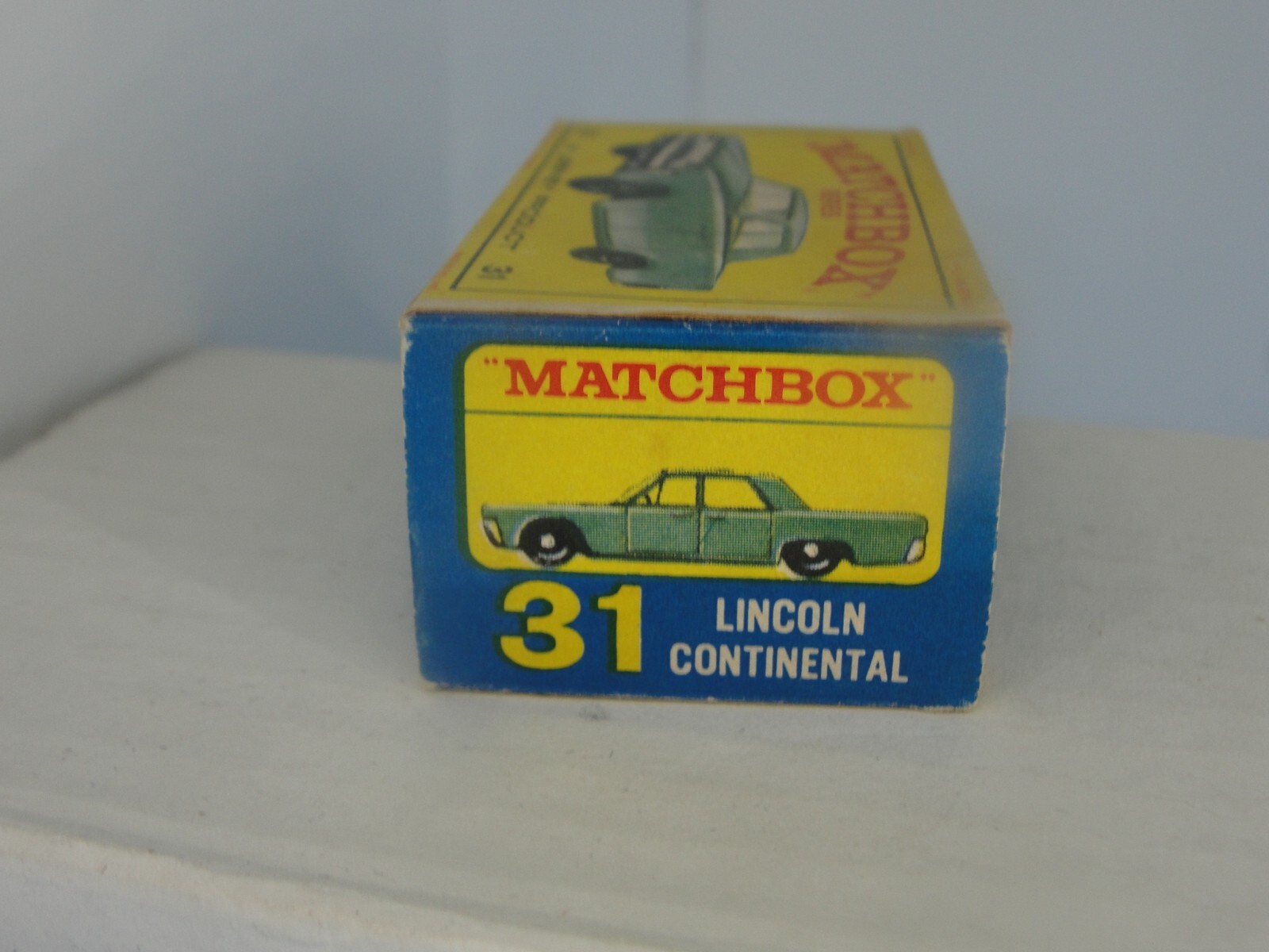 1960 s Lesney Matchbox Series No 31 TEAL LINCOLN CONTINENTAL with ...