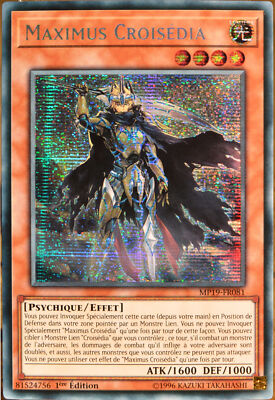 carte YU-GI-OH MP19-FR081 Maximus Croisédia Prismatic Secret Rare NEUF ...