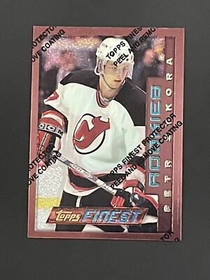 Peter Sykora 1996 Topps Finest Hockey Rookies NJ Devils #134 with Foil ...