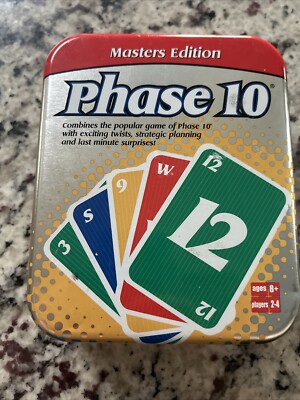 VTG Fundex Phase 10 Masters Edition 2003 100% COMPLETE W/ Collectors ...