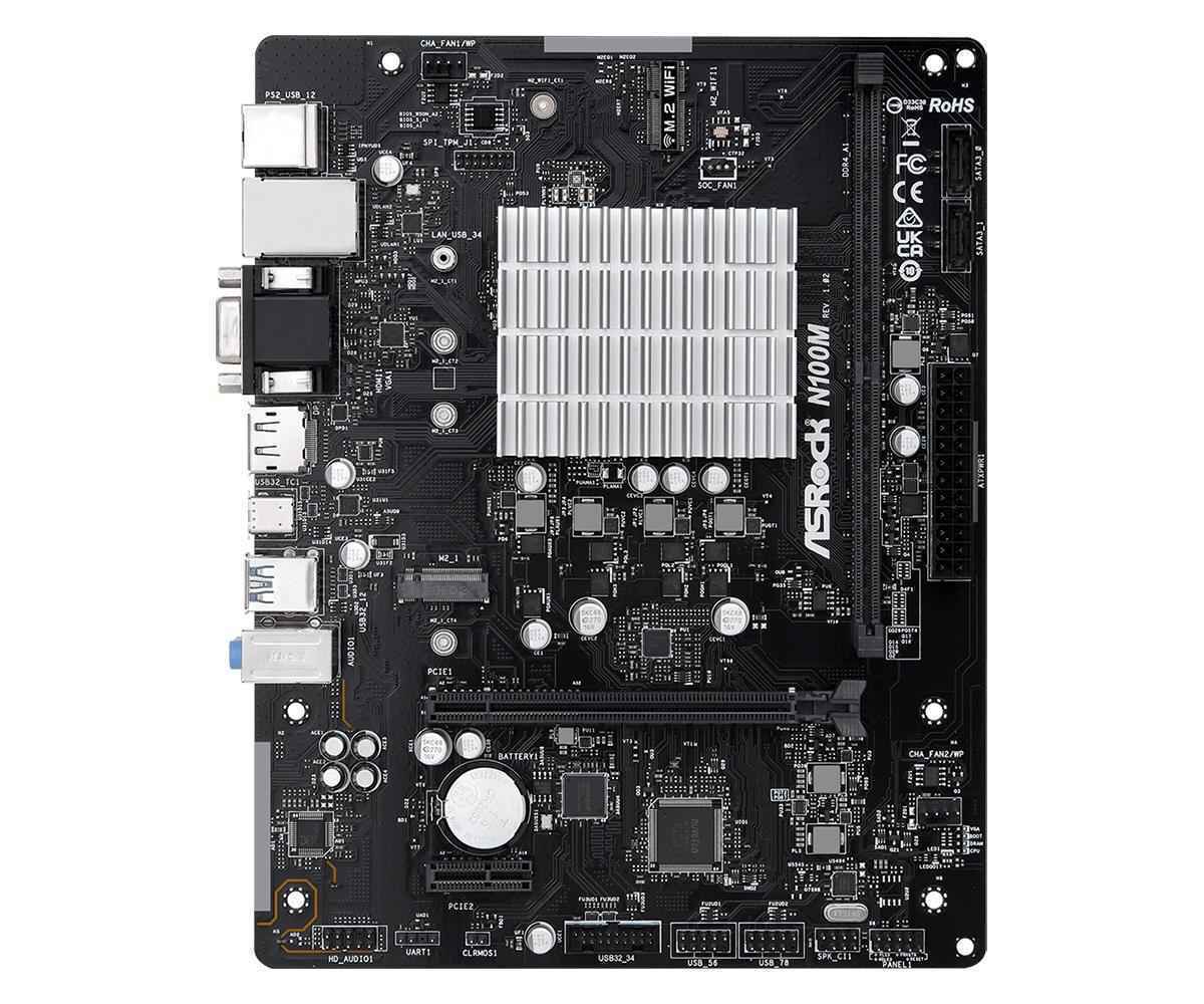Asrock N100M NA (integrated CPU) micro ATX for sale online | eBay