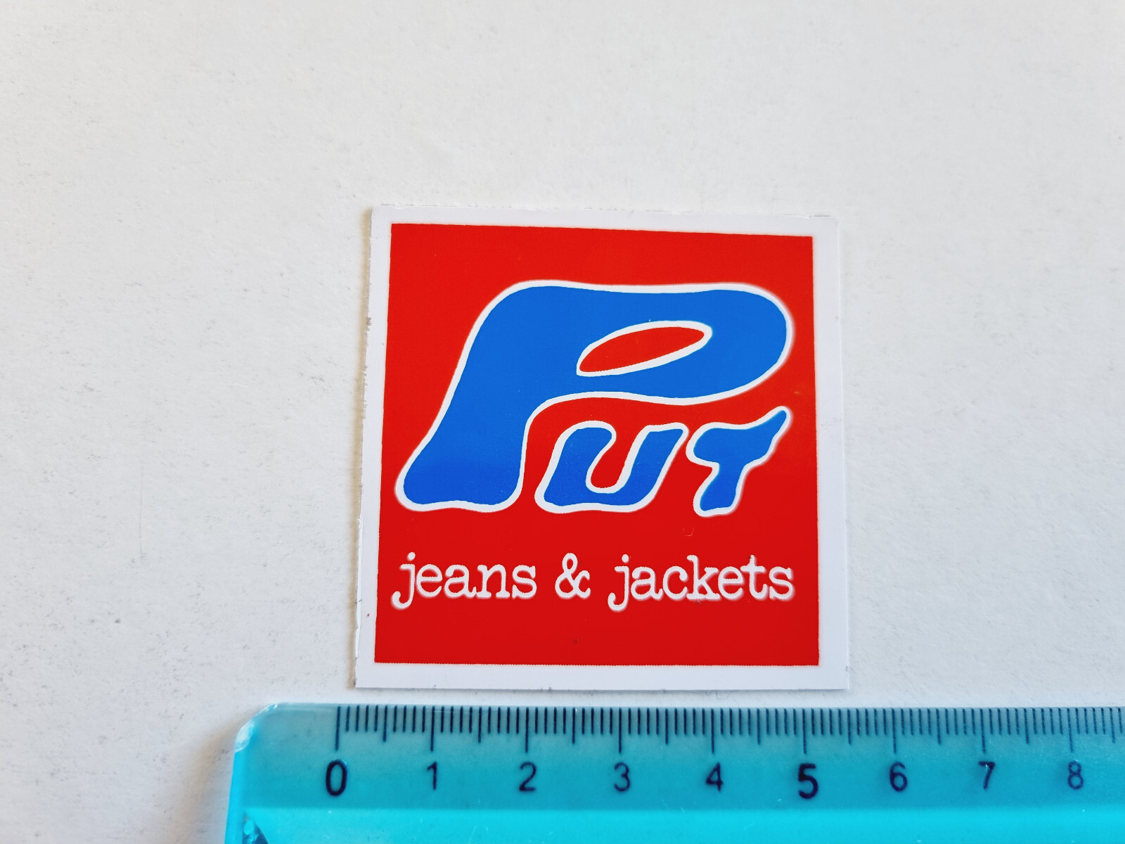 Adhesive Put Jeans & Jackets Sticker Autocollant Adhesive Vintage 80s ...