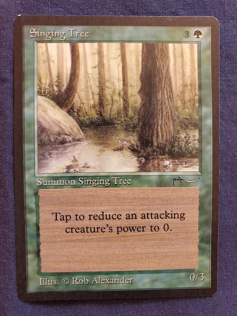 MTG Singing Tree Arabian Nights Regular Rare for sale online | eBay