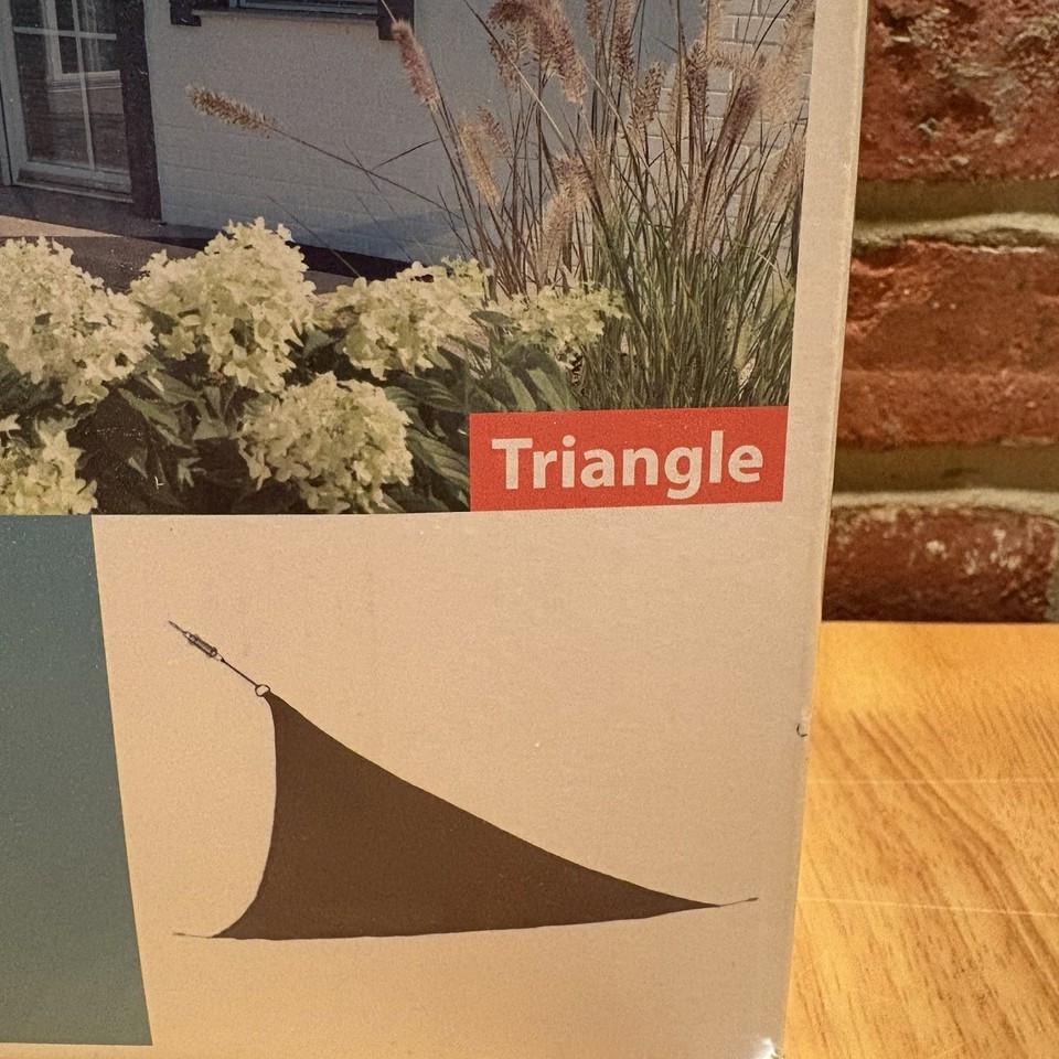 Belavi Dark Gray Sun Shade Sail Triangle | eBay
