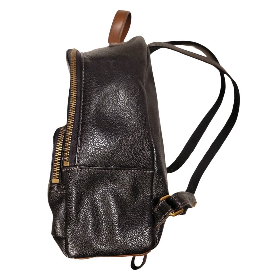 Fossil Felicity Mini Backpack Leather Black Adjustable Straps Satchel ...