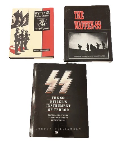3 Waffen-SS Books Encyclopedia Pictorial Hitler’s Instrument Terror ...