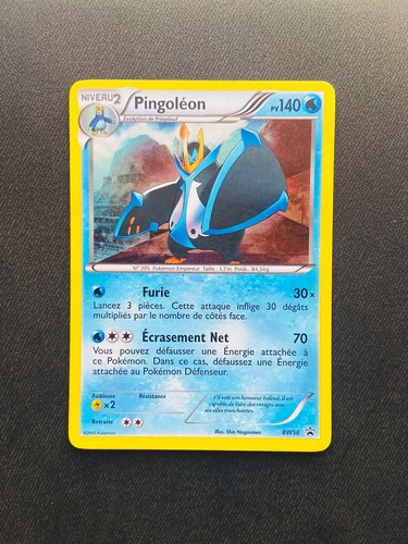 Carte Pokemon Pingoléon BW56 HOLO PROMO Noir Et Blanc TBE | eBay