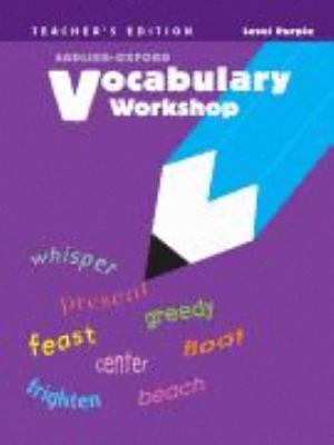 Vocabulary Workshop : (with Answer Key to Tests, Forms A and B); Level ...