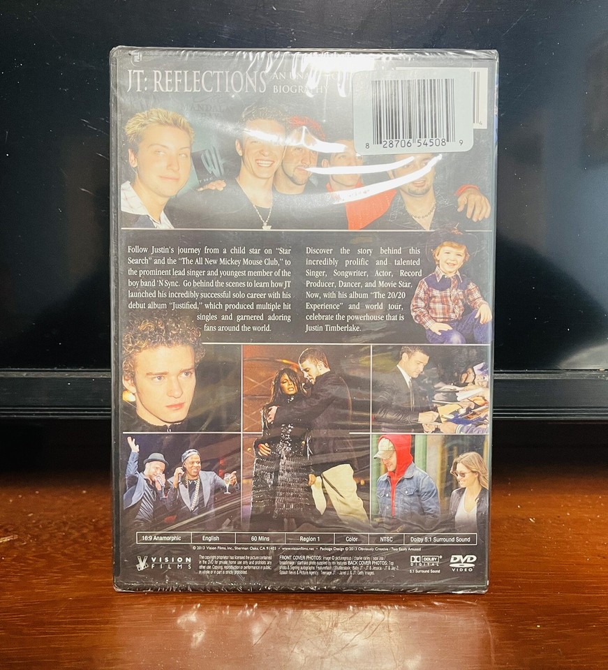 JT: Reflections Justin Timberlake An Unauthorized Biography (DVD, 2013) New. A+ | eBay