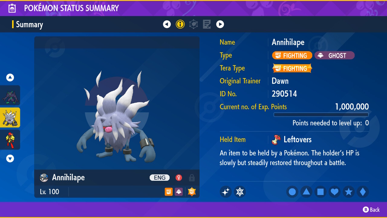 ANNIHILAPE ⚡ POKEMON SCARLET VIOLET ⚡ SHINY/NORMAL ⚡ 6IV BATTLE READY ...