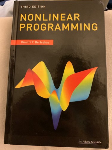 NONLINEAR PROGRAMMING: 3RD EDITION By Dimitri Bertsekas - Hardcover | eBay