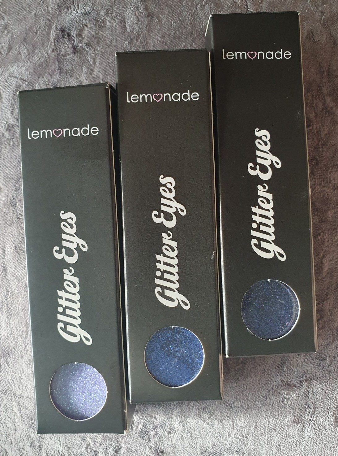 Lot Of 3 x Love Lemonade Blue Glitter Eyes. Bnib NEW | eBay