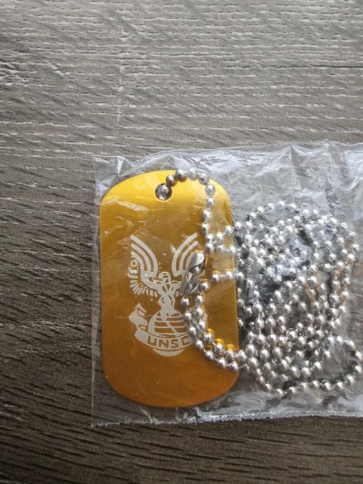 Gabriela Dog Tag EXCLUSIVE Halo Outpost Discovery Convention UNSC 343 ...