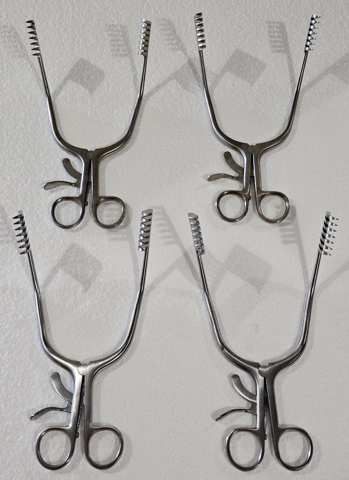 Aesculap MF061R MISKIMON Cerebellum Retractor Semi-S Tip 7x7 Prongs 71/ ...