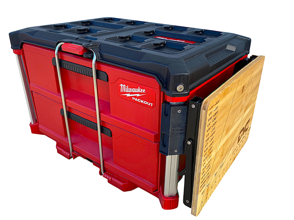 Milwaukee Packout, Quick Detaching/Folding Bamboo Table | eBay