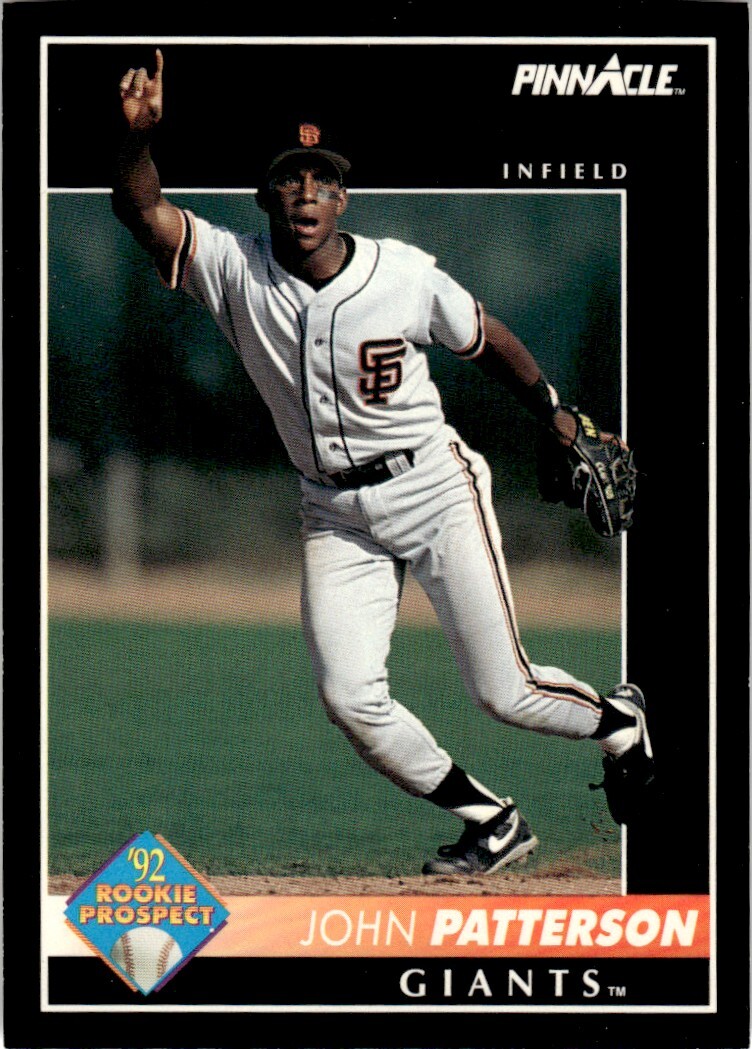 1992 Pinnacle Baseball Card John Patterson Rookie San Francisco Giants #532 | eBay