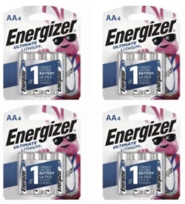 Energizer AA 16 TOTAL Ultimate Lithium Batteries EXP 2048 FACTORY ...