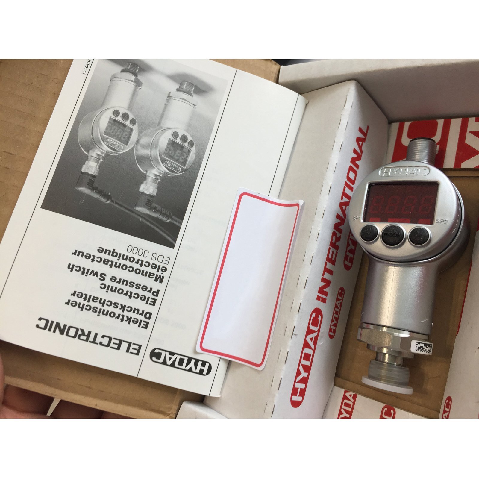 1PC New HYDAC pressure switch EDS3446-3-0250-Y00 free shipping#XR | eBay