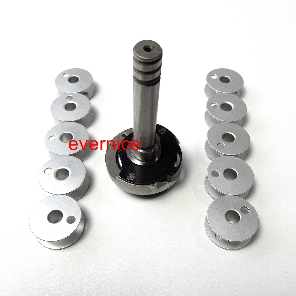 Rotary Hook + 10 Bobbin For Singer 211A 212A141Ba 412U Mitsubishi Lt2 ...