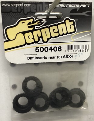 Serpent 500406 diff inserts rear (6) SRX4 | eBay