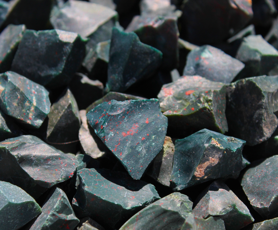 Bloodstone "A" Grade - Rough Rocks for Tumbling - Bulk Wholesale ...