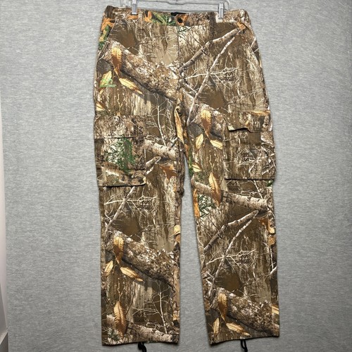 Realtree Camo Cargo Pants Outdoor Hunting Fishing Relaxed Fit (36/38 ...