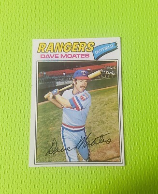1977 Topps Baseball #588 - Dave Moates [Base] Texas Rangers VG-EX | eBay