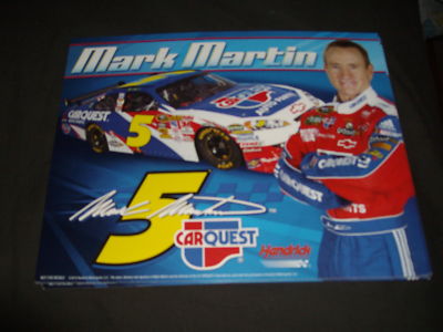 2010 MARK MARTIN #5 CARQUEST NASCAR POSTCARD | eBay
