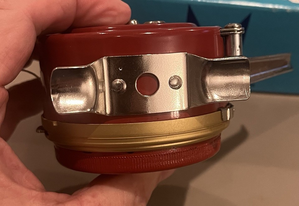 RED Vintage Martin Reel 49A Automatic Mohawk Fly Fishing Reel In org ...