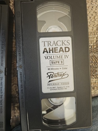 Pentrex Railroad VHS Tracks Ahead Set of 8 Vol I,II, III,IV Vol 3 Part ...