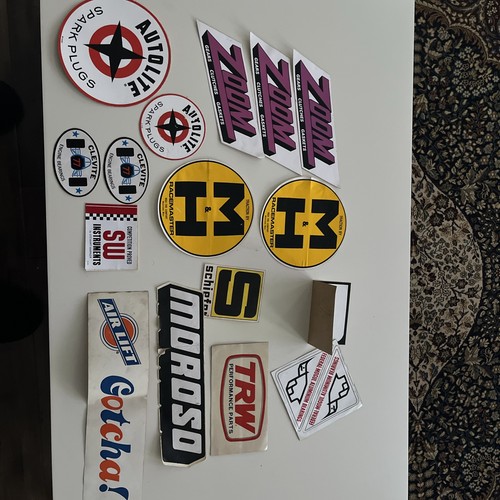 Vintage Car Parts Decal Lot Autolite Zoom Trw M&H | eBay