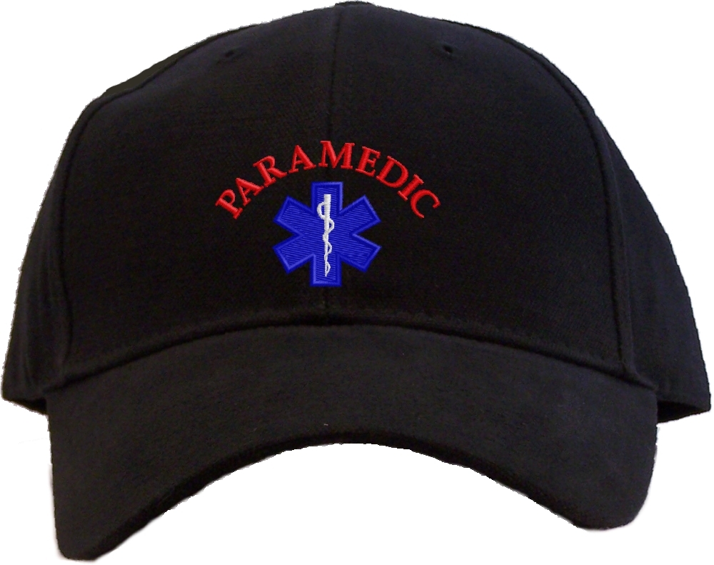 Paramedic Star of Life Embroidered Baseball Cap - Available in 7 Colors ...