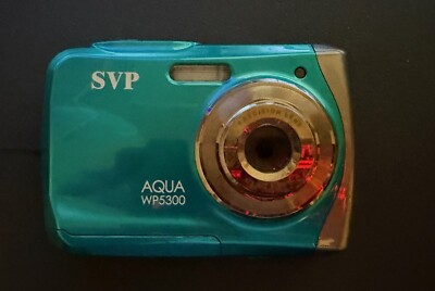 SVP Aqua 5300 Blue 12 Mega Pixel 2.5in LTPS Waterproof Digital Camera ...