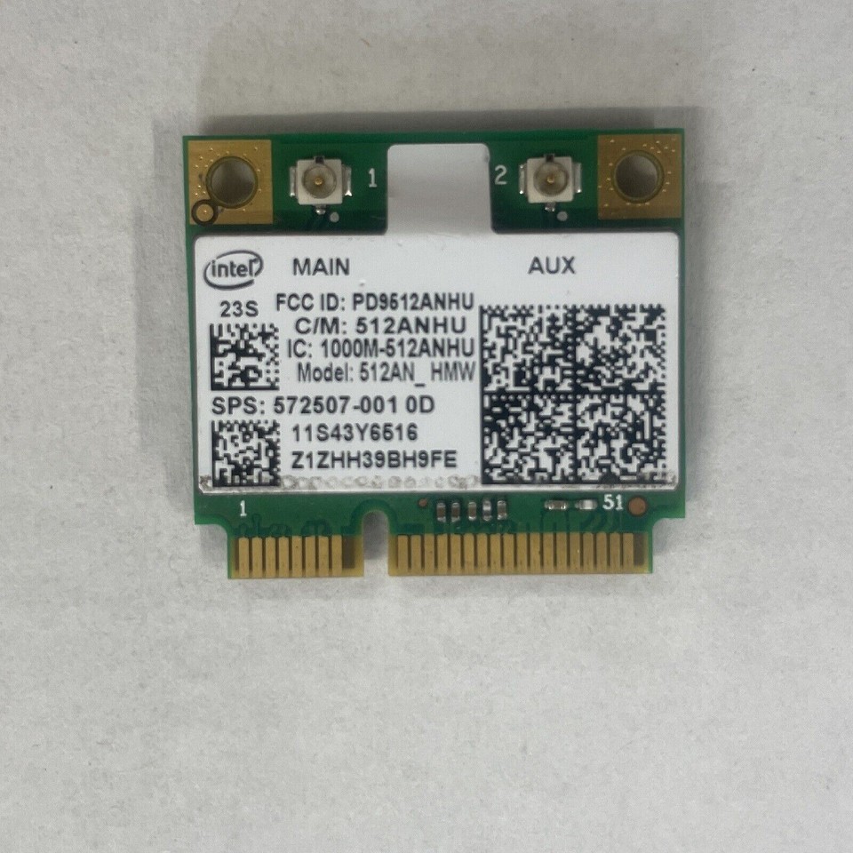 Genuine Intel Wi-Fi Link 5100 Series Dual Band WiFi Card 802.11a/b/g ...